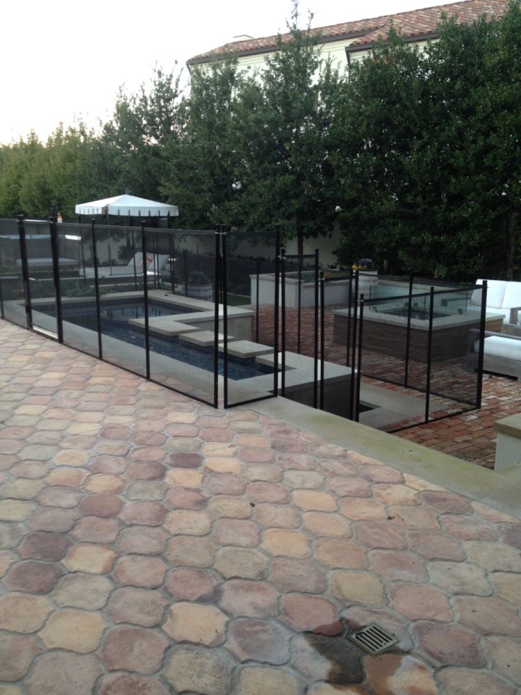 Black Pool Fence Photos