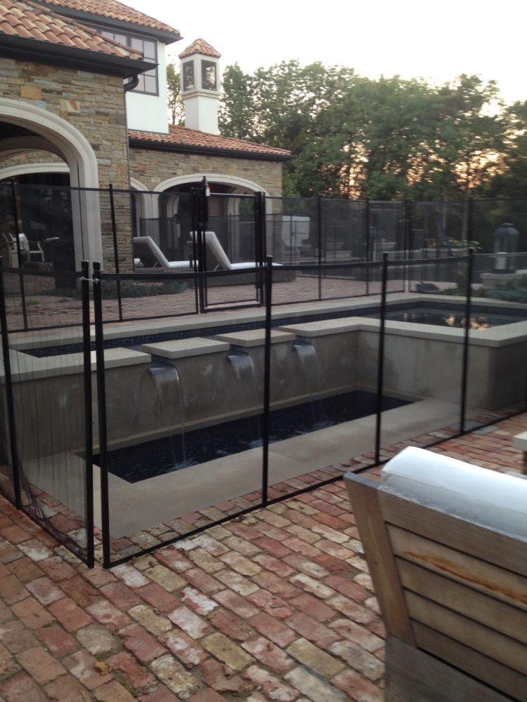 Black Pool Fence Photos