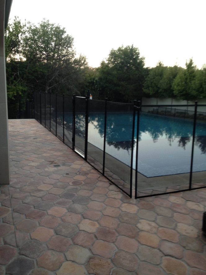 Black Pool Fence Photos