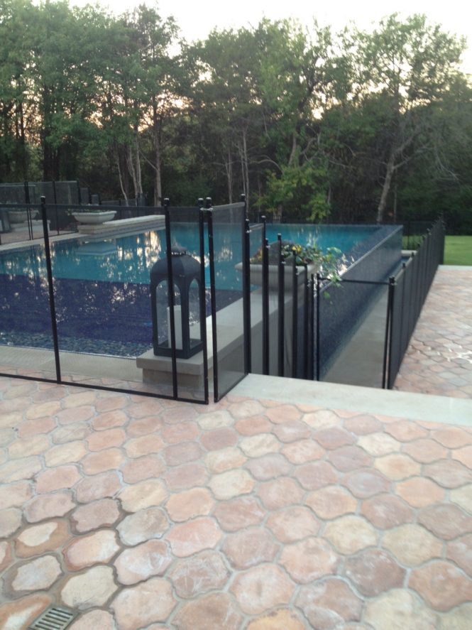 Black Pool Fence Photos