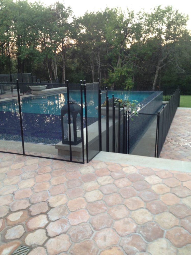 Black Pool Fence Photos